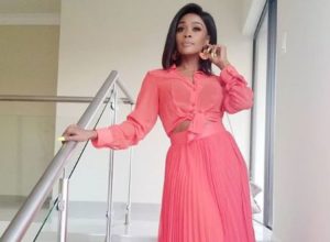 Photos: Thembi Seete donates new shoes to Moriting primary school ...