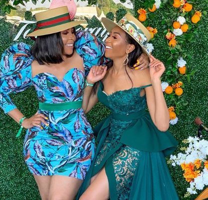 Blue and Brown Mbombo flaunt sizzling body curves in Italy - Photos ...