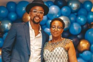 Maps Maponyane celebrates his mom 56th birthday | Fakaza News