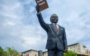Nine-metre statue of OR Tambo unveiled by Ramaphosa | Fakaza News
