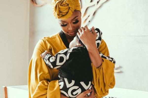 Minnie Dlamini takes son to the beach for the 1st time to receive ...