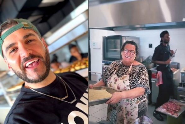 J'Something appreciates support from his mother and wife at his new ...