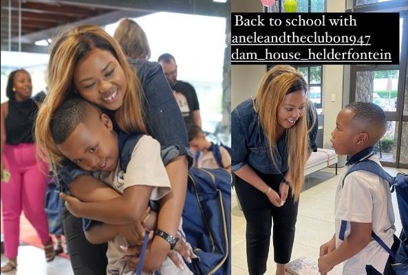 Anele Mdoda hosts Breakfast Show at her son, Alakhe's school | Fakaza News
