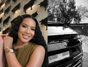 Thuli Phongolo adds a Lamborghini Urus to her collection - Her second ...