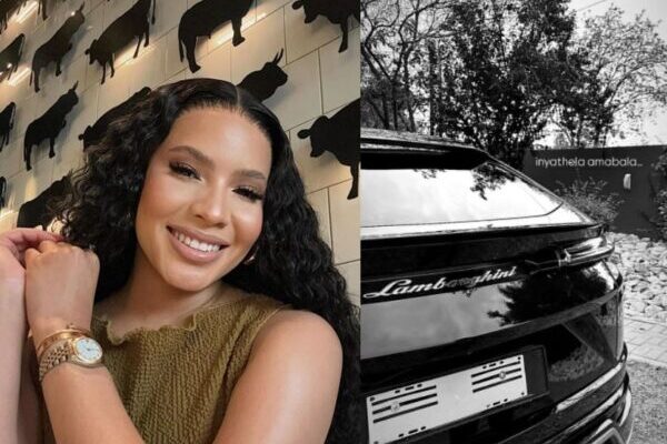 Thuli Phongolo adds a Lamborghini Urus to her collection - Her second ...